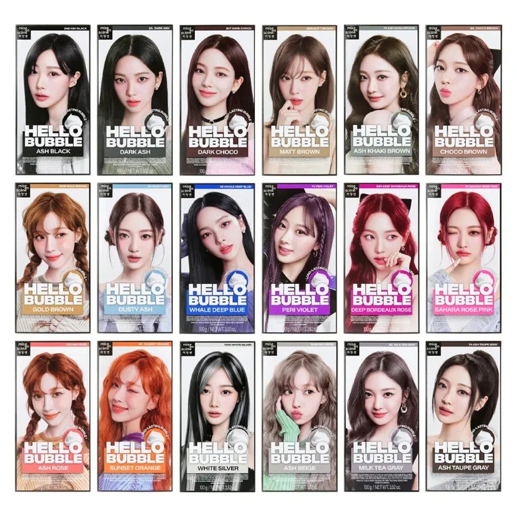 [Mise-en-scène] Hello Bubble Foam Hair Color | Yepo Cosmetics